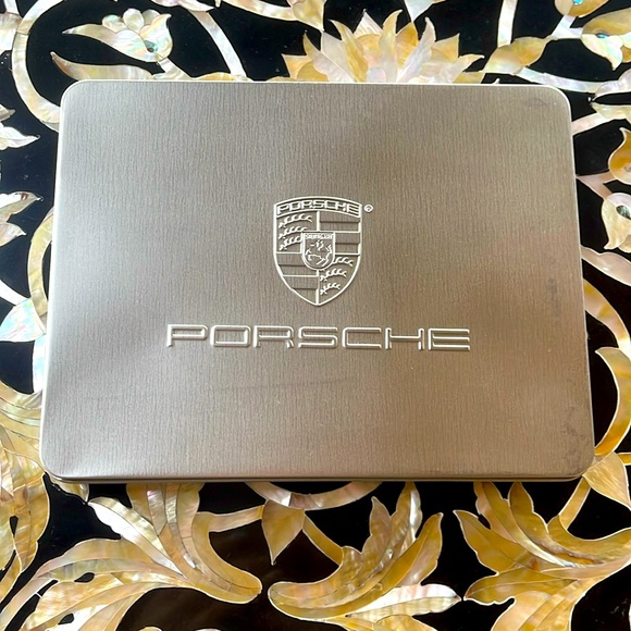 Porsche Design | Accents | Porsche Logo Metal Box | Poshmark